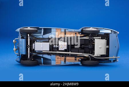 Die-cast model car of Talbot-Lago Coupé T150 CSS (1939) Scale 1/18 by ...