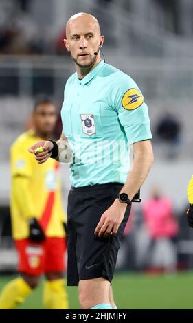 Referee Eric WATTELLIER during the French championship Ligue 1 football ...