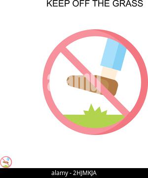 Grass Simple vector icon. Illustration symbol design template for web ...