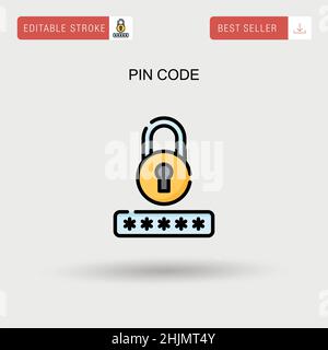Safety pin Simple vector icon Stock Vector Image & Art - Alamy