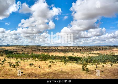 Following the Inland Defence Road through Camboon Queensland Australia ...