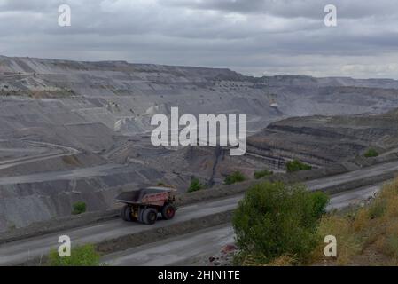 Dawson Mine open cut coal mine near near Moura Queensland Australia ...
