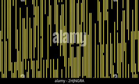 Bright lines move vertically down on black background. Animation ...