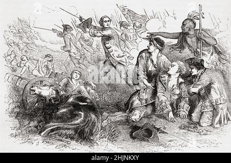 History of Seven Years' War: Death of Comte de Gisors at the Battle of ...