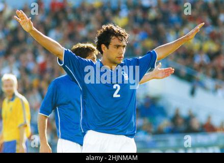 ALESSANDRO NESTA Italian football player at National team Stock Photo ...