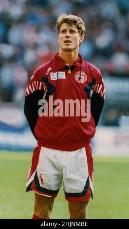 BRIAN LAUDRUP Danish football player 1992 Stock Photo - Alamy