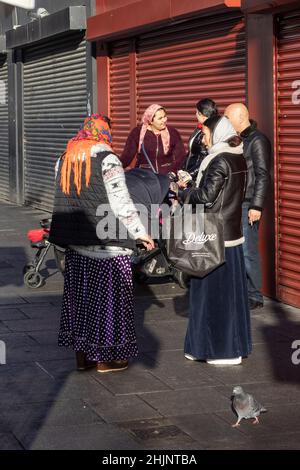 A view of Moore Street in Dublin city centre during Level 5 Covid-19 ...