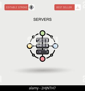 Servers database technology Stock Vector Image & Art - Alamy