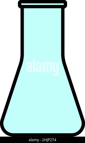 Chemical Bulbs Icon. Editable Bold Outline With Color Fill Design ...