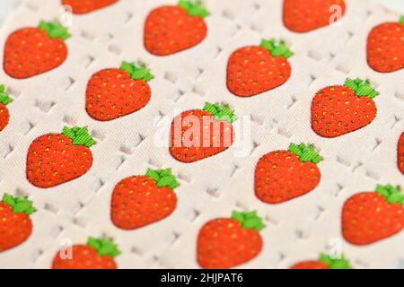 Strawberry trips-Blotting paper impregnated with the drug L.S.D ...