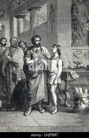 Valentinian II., Roman Emperor Stock Photo - Alamy