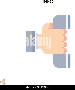 Info Simple vector icon. Illustration symbol design template for web ...