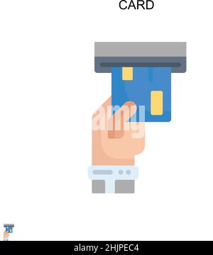 Card Simple vector icon. Illustration symbol design template for web ...