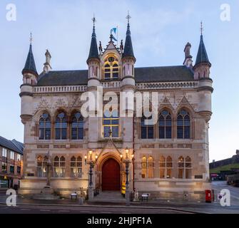 Scottish Baronial style Architecture, Inverness, Highland Scotland ...