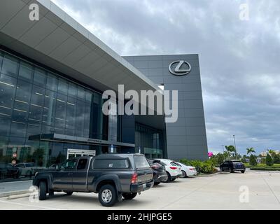 Lexus logo in a dealership car store Stock Photo - Alamy