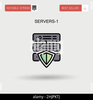 Vector Servers Icon Stock Vector Image & Art - Alamy