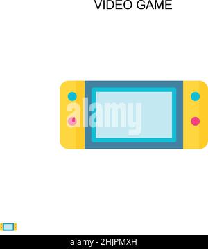 Video game Simple vector icon Stock Vector Image & Art - Alamy