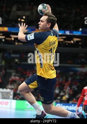 CLAAR Felix of Sweden during the handball match between Slovenia and ...