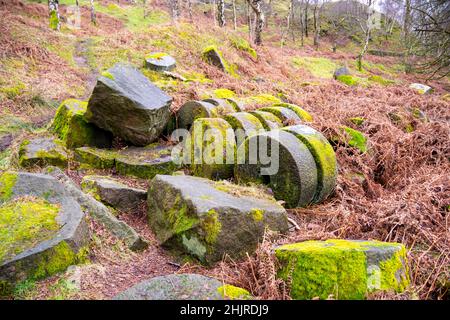 Bolehill Quarry, Lawrence Field, Peak District, Derbyshire, UK Stock ...
