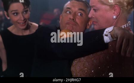 CHARADE (1963) CARY GRANT, AUDREY HEPBURN POSTER CHRD 001CP Stock Photo ...