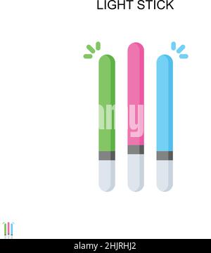 Light stick Simple vector icon Stock Vector Image & Art - Alamy