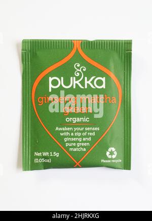 Pukka ginseng matcha green tea from Pukka Ltd (Pukka herbs Stock Photo ...