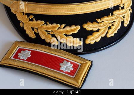 Still Life U.S.Army Field Grade Officers' Caps, USA Stock Photo - Alamy