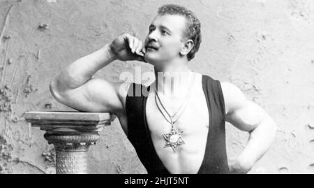 EUGEN SANDOW (1867-1925) Prussian showman and bodybulder Stock Photo ...