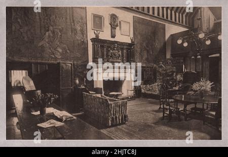 The Great Hall, Bisham Abbey, Berkshire, 1924-1926. Artist: HN King ...
