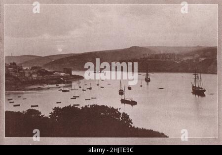 The harbour of Fowey, Cornwall Stock Photo - Alamy