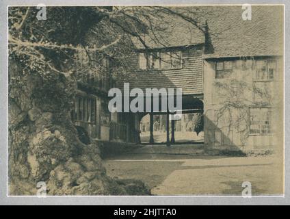 KENT: The Lych Gate, Penshurst, antique print 1907 Stock Photo - Alamy
