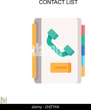 call list vector icon for web Stock Vector Image & Art - Alamy