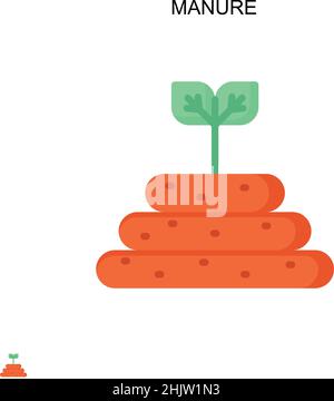 Organic soil heap for compost, garden recycling natural garbage. Earth ...