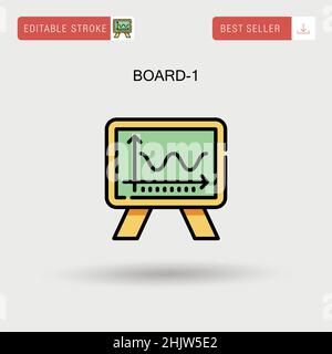 Board Simple vector icon. Illustration symbol design template for web ...