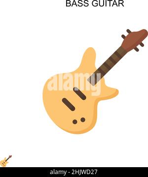 Guitar Simple vector icon. Illustration symbol design template for web ...