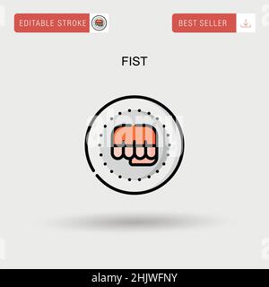 Fist hand symbol Stock Vector Image & Art - Alamy