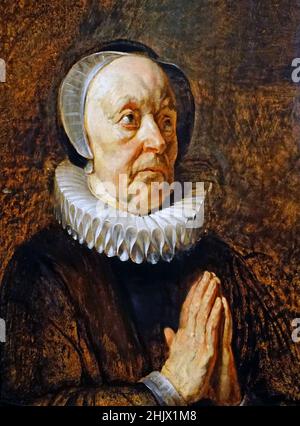 Peter Paul Rubens' painting of Anna van Oostenrijk portrays the ...
