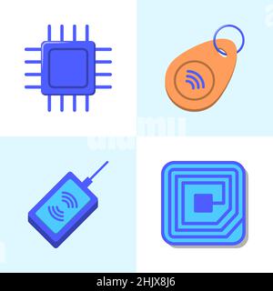 ID verification card icon symbols. Driver license, plastic card, User ...