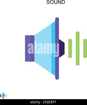 Digital sound wave equalizer, simple audio sound waves effect Stock ...