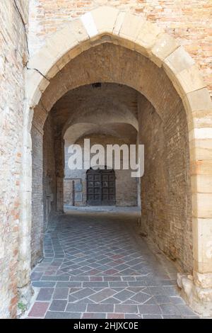 Old Town, Foreshortening, Atri, Abruzzo, Italy, Europe Stock Photo - Alamy