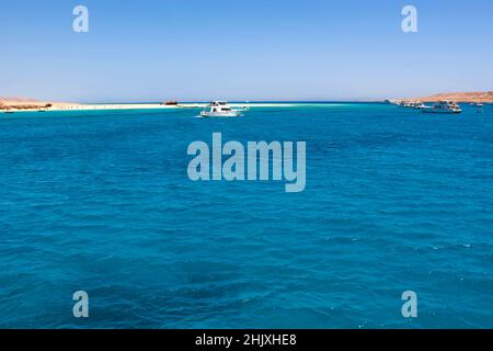 Seascape, Red Sea, Beach Mahmya Island, Hurgada, Egypt Stock Photo - Alamy