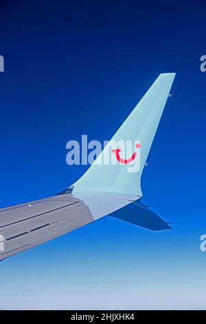 Wingtip Boeing 737 Stock Photo - Alamy