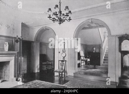 Huntercombe place, Henley-on-Thames : Garden front. Oxfordshire. Oswald ...