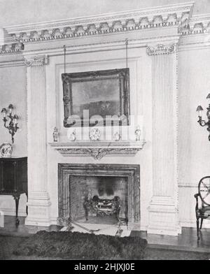 Codicote Lodge, Herts - Chimneypiece in Hall. Hertfordshire. F. S ...