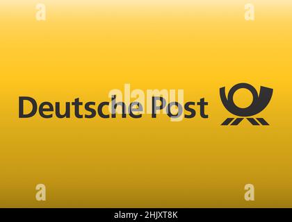 Deutsche Post logo Stock Photo - Alamy