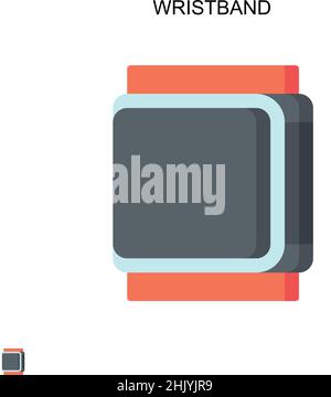 Hospital identification bracelet mockup. Medical wrist band template ...