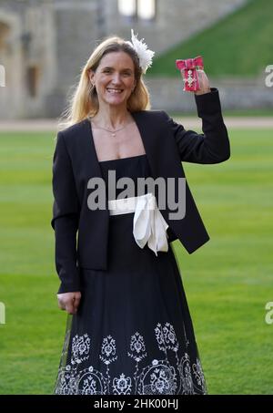 Labour MP Kim Leadbeater after receiving her MBE (Member of the Order ...