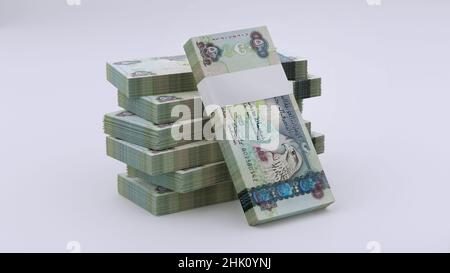 United Arab Emirates Currency Dirhams AED 100, 200 and 500 Note ...