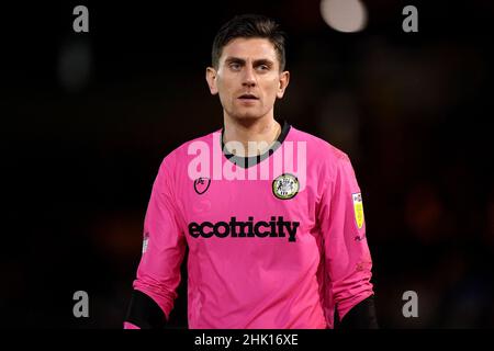 Forest Green Rovers goalkeeper Luke McGee Stock Photo - Alamy
