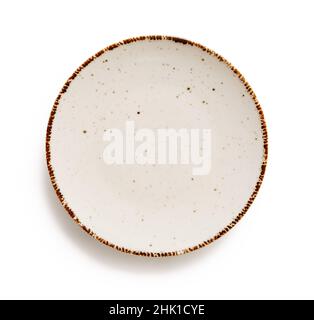 Empty color plate for kitchen isolated Stock Photo - Alamy